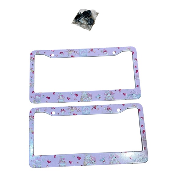 Sanrio | Other | My Melody License Plate Frame Set | Poshmark